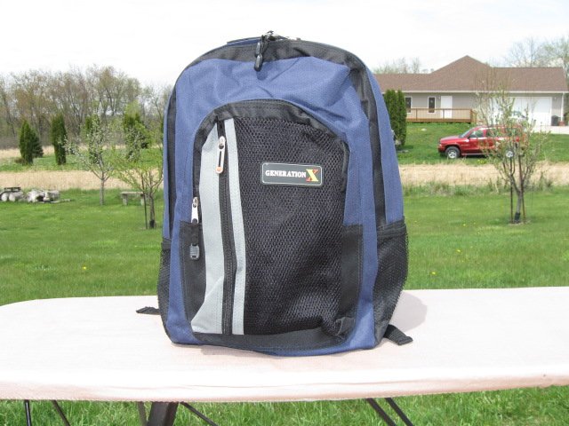 GENERATION X BACKPACKNAVY BLUE GADGET READY NEW with tag