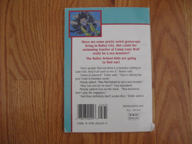 THE ADVENTURES OF THE BAILEY SCHOOL KIDS # 14 MONSTERS DON'T SCUBA DIVE ...