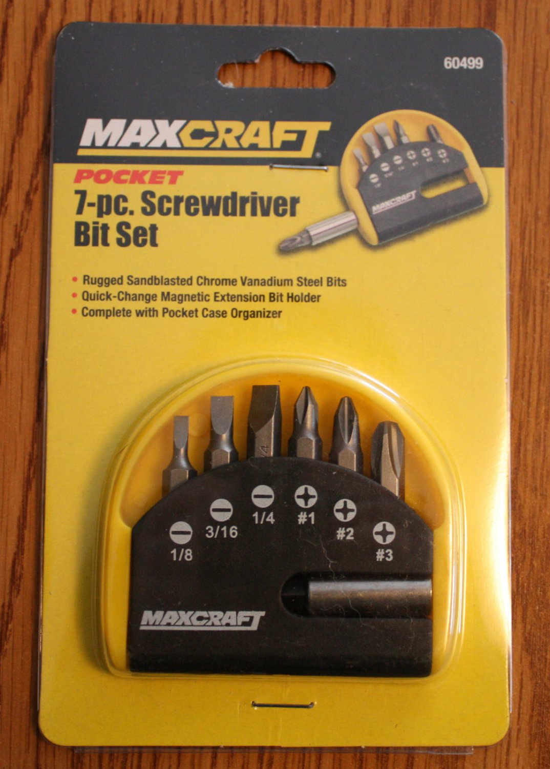 MAXCRAFT 7 PIECE POCKET SCREDRIVER SET NEW in package