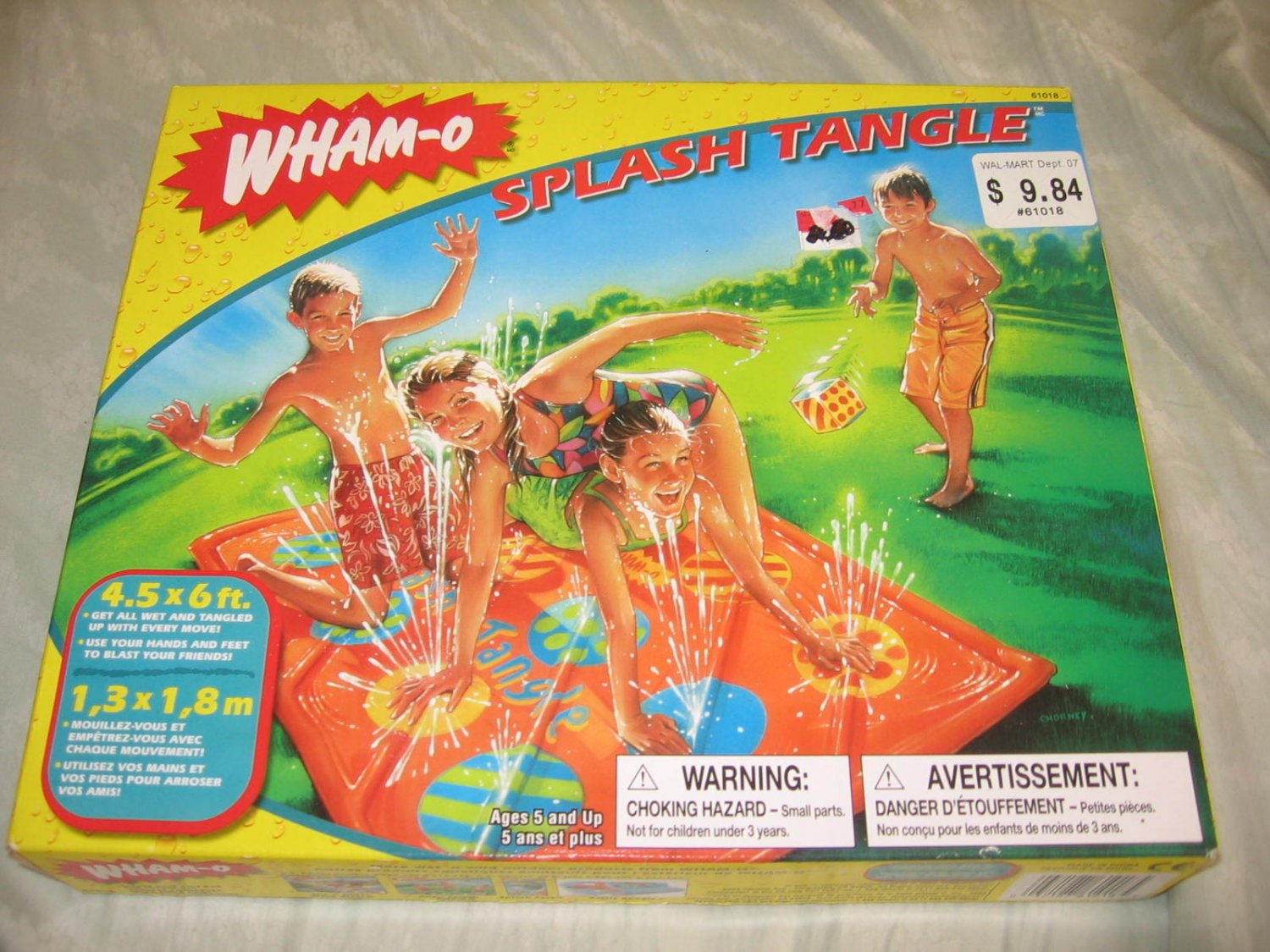 WHAM-O SPLASH TANGLE (TWISTER) - Wet and Wacky Fun! [NEW]