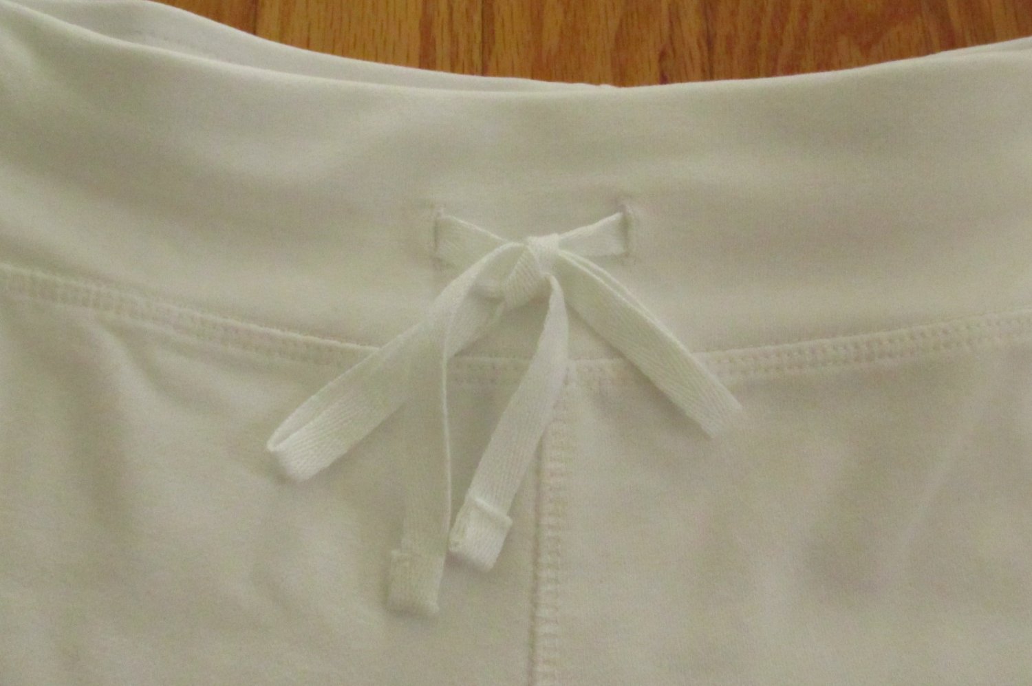 DANSKIN NOW WOMEN'S SIZE XL (16 / 18) SHORTS WHITE KNIT LOOSE FIT ...