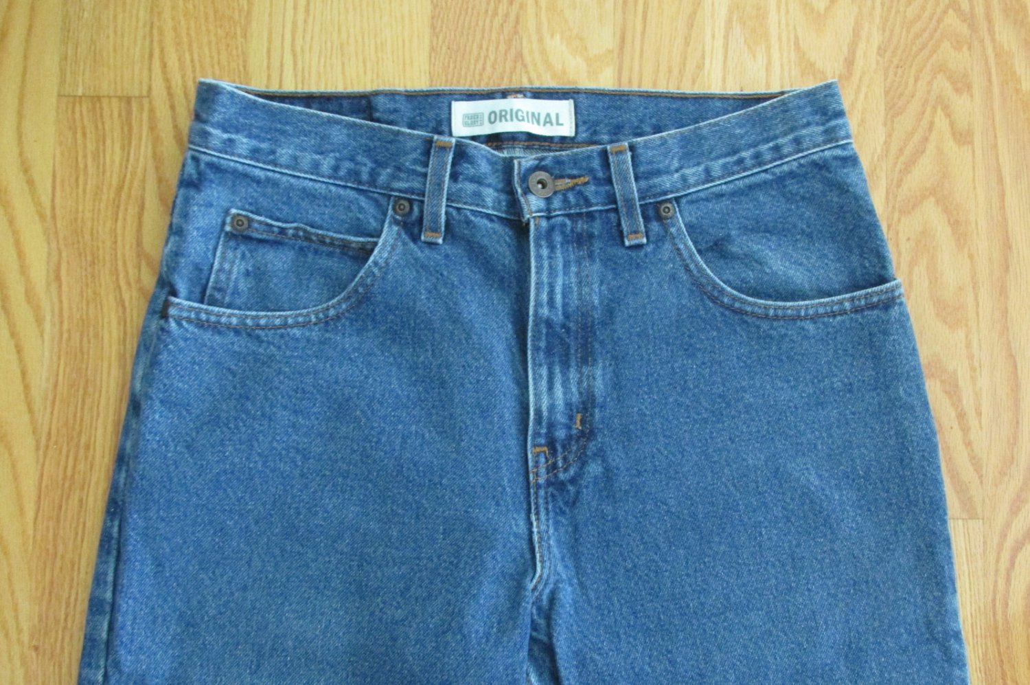 FADED GLORY MEN'S SIZE 30 X 30 JEANS MED BLUE STONE WASHED STRAIGHT LEG ...