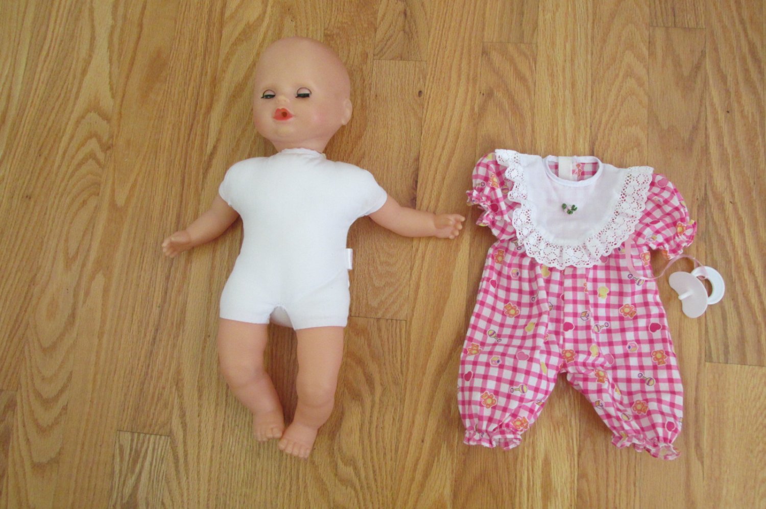 ESPECIALLY YOURS BABY DOLL TOY 16" SOFT BODY VINYL APPENDAGES ROMPER ...