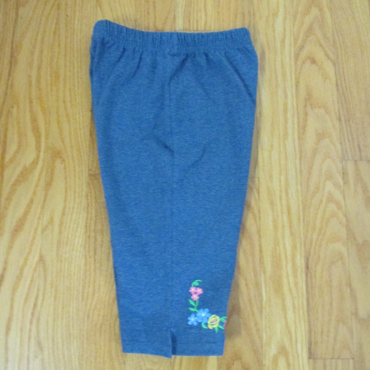 KIDS STUDIO GIRL'S SIZE 6 6X LEGGINGS BLUE CAPRI KNIT CROPPED PANTS ...