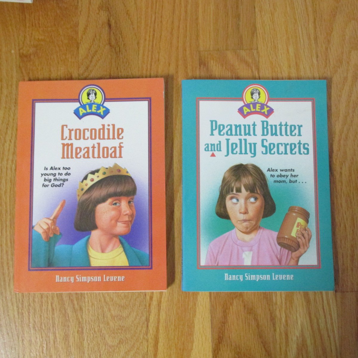 ALEX SERIES BOOK NANCY SIMPSON LEVENE 2 BOOKS CHARIOT VICTOR 1987, 1993