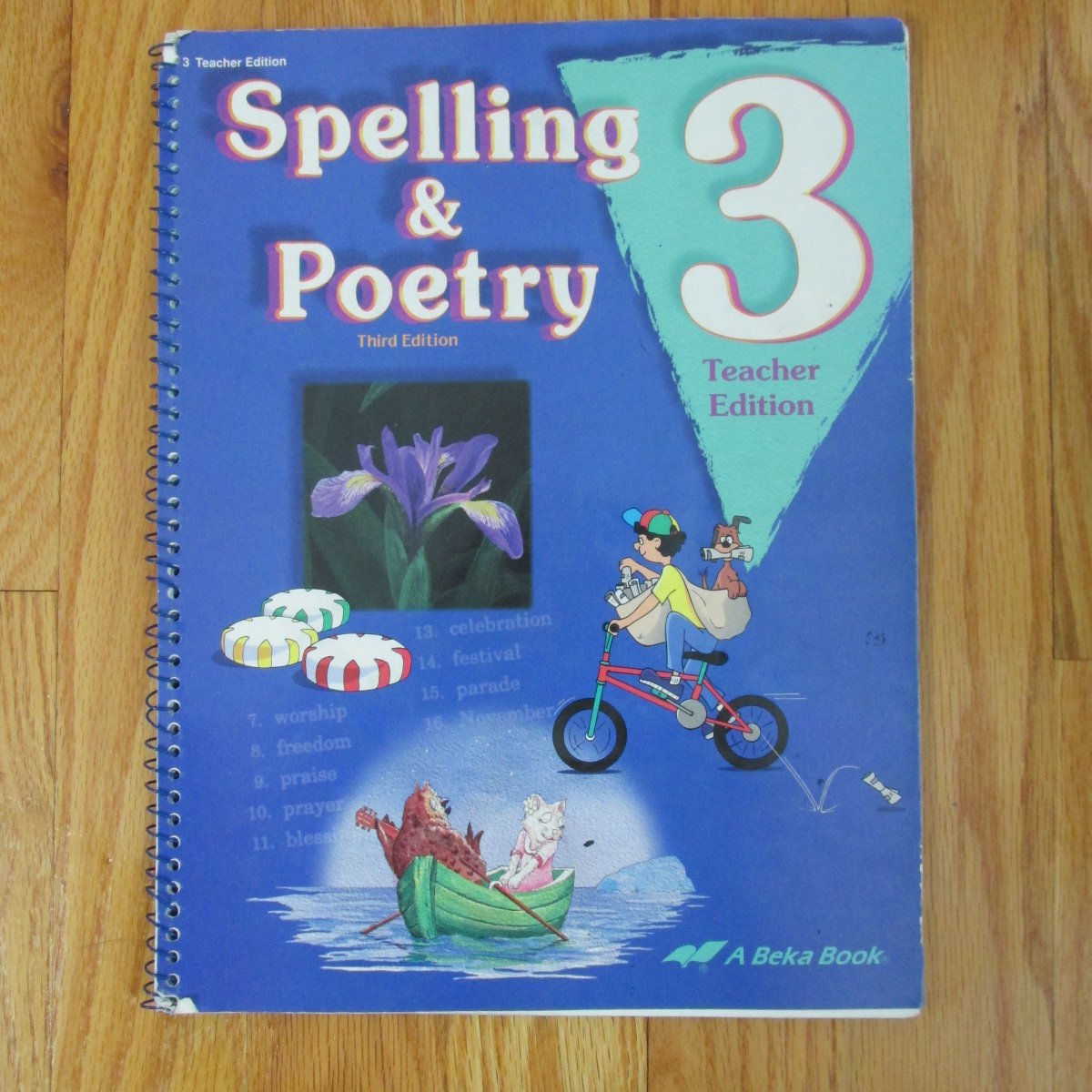 ABEKA A BEKA SPELLING AND POETRY 3 THIRD 3RD EDITION TEACHERS WORKBOOK ...