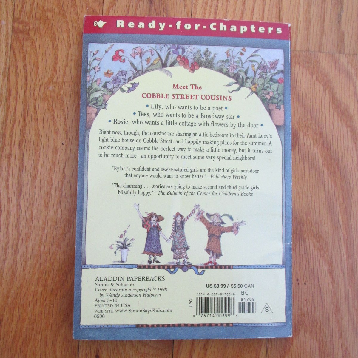 2 BOOK SET THE COBBLE STREET COUSINS 2ND, 3RD GRADE CYNTHIA RYLANT ...
