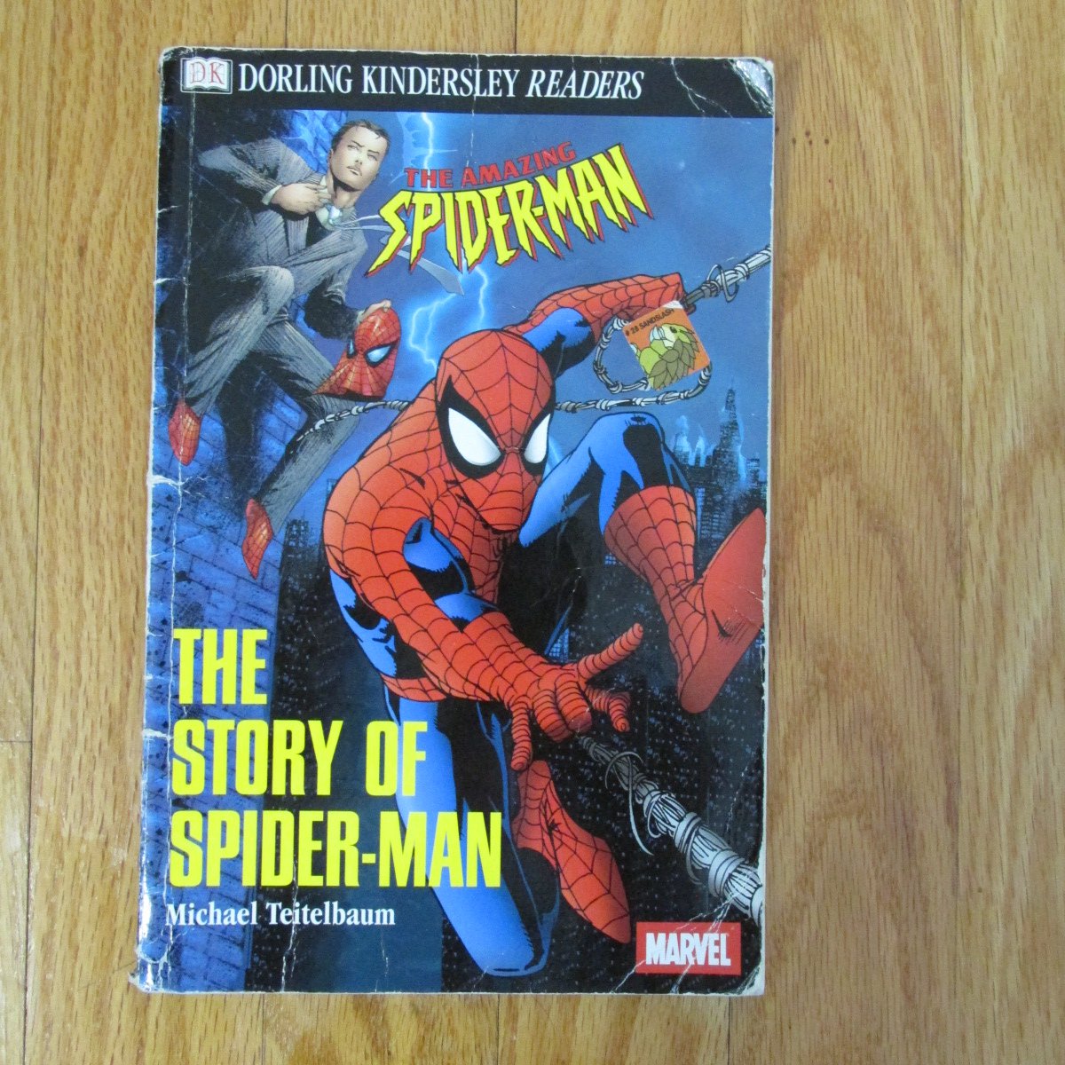 3 BOOK LOT THE STORY OF SPIDER-MAN AGES 7-12 GRADES 2ND - 5TH CHAPTER