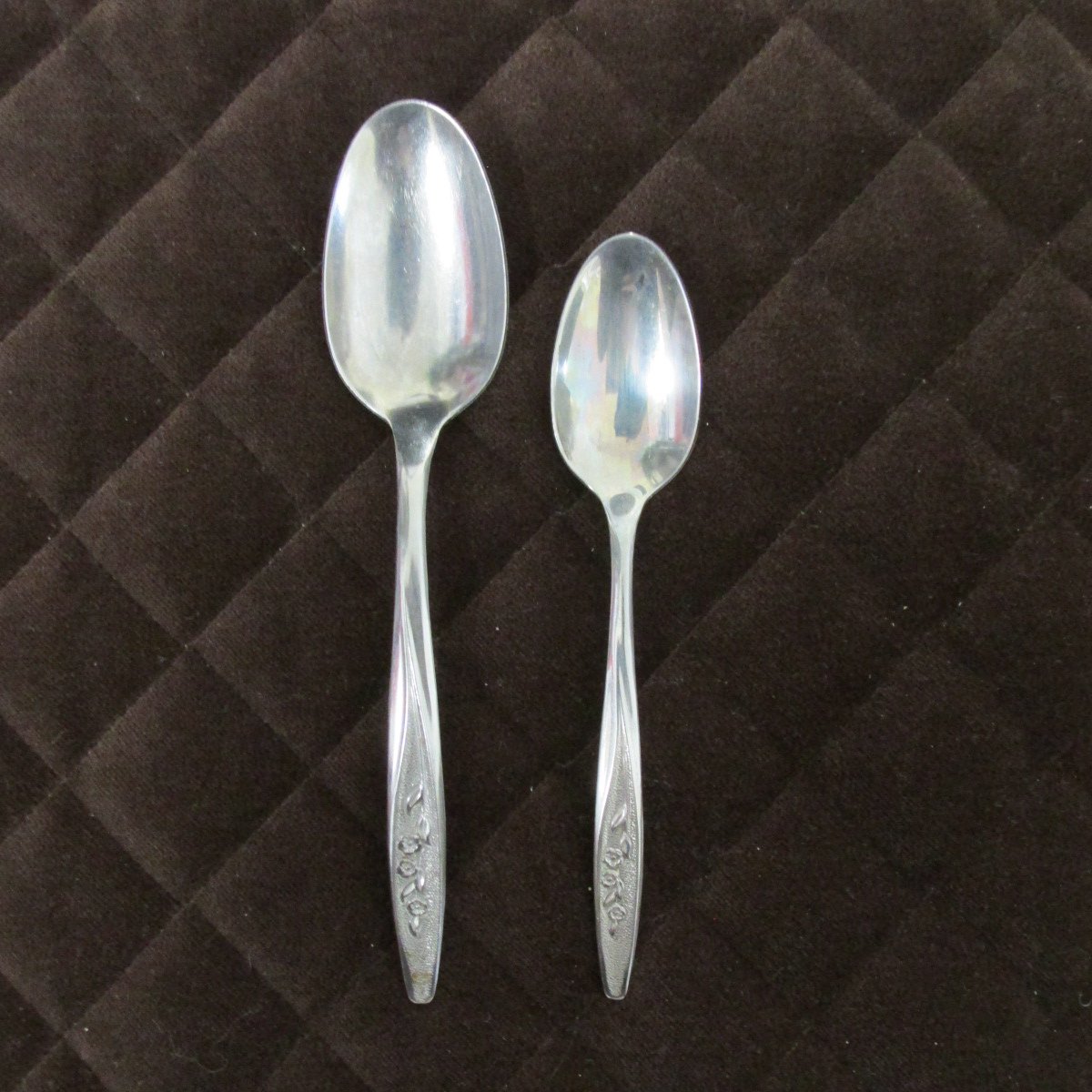 SUPERIOR STAINLESS USA FLATWARE RADIANT ROSE SET of 11 SILVERWARE ...