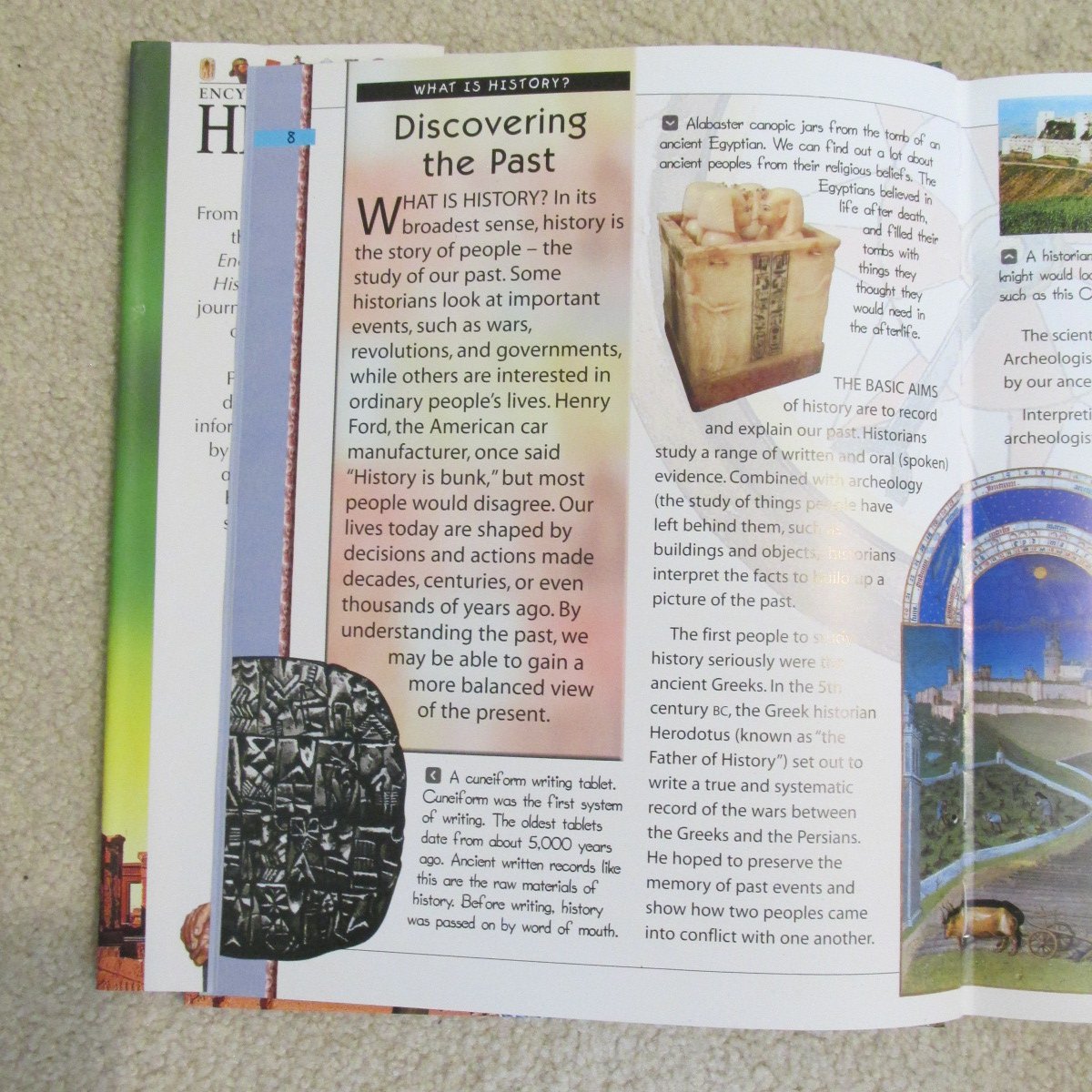 ENCYCLOPEDIA OF WORLD HISTORY BOOK ANITA GANERI PARRAGON PUBLISHING 2003 HC