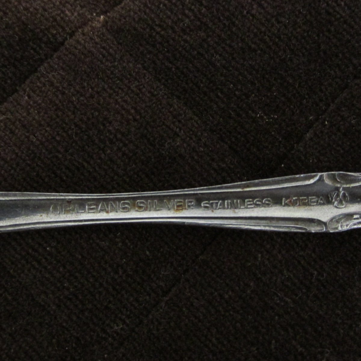 ORLEANS STAINLESS KOREA FLATWARE ORLEANS ROSE TEASPOON SILVERWARE ...