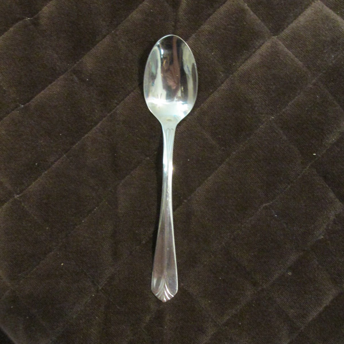 CAMBRIDGE STAINLESS CHINA FLATWARE KRYSTEN SET of 2 SPOONS SILVERWARE ...