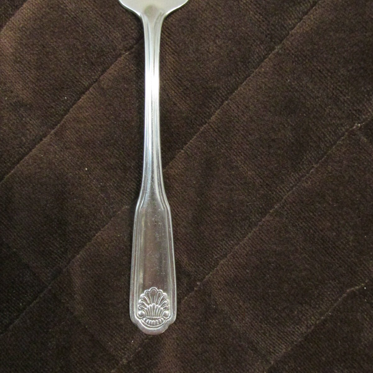 FARBERWARE STAINLESS CHINA FLATWARE CAMBRIDGE SHELL SALAD FORK ...