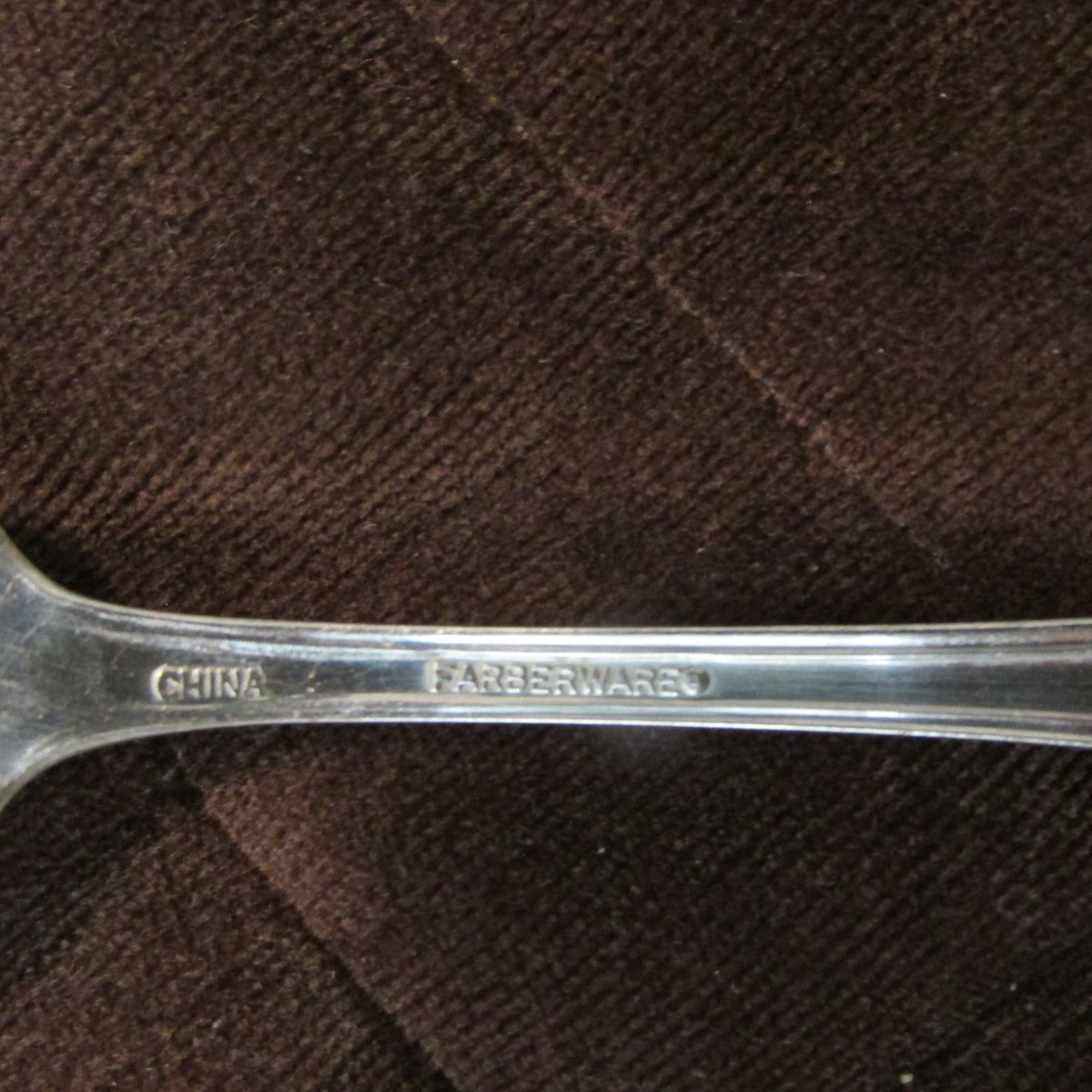 FARBERWARE STAINLESS CHINA FLATWARE CAMBRIDGE SHELL SALAD FORK ...