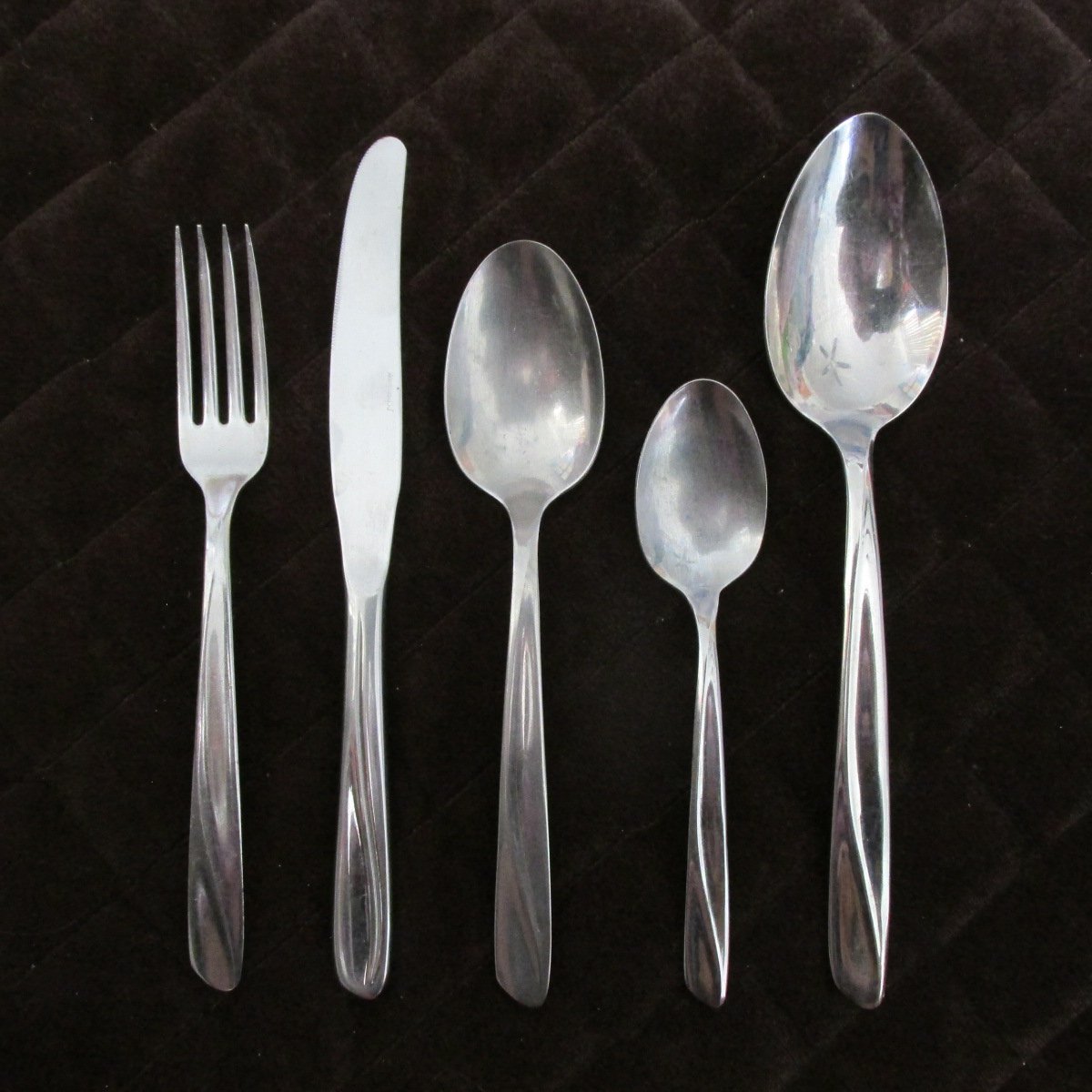 INTERNATIONAL INSICO STAINLESS USA FLATWARE FINLANDIA SET of 12 ...