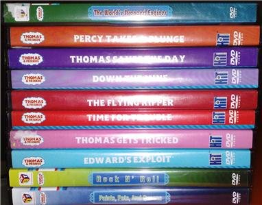 THOMAS & FRIENDS Lot of 10 DVD 55 Episodes! NEW!