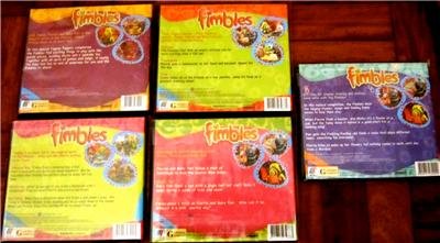 FIMBLES VCD DVD Set of 5 Brand New and Sealed