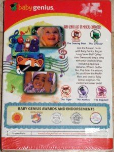 BABY GENIUS Sing-A-Long Series DVD Boxed Set NEW SEALED