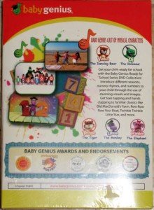 BABY GENIUS Ready For School DVD Boxed Set BRAND NEW