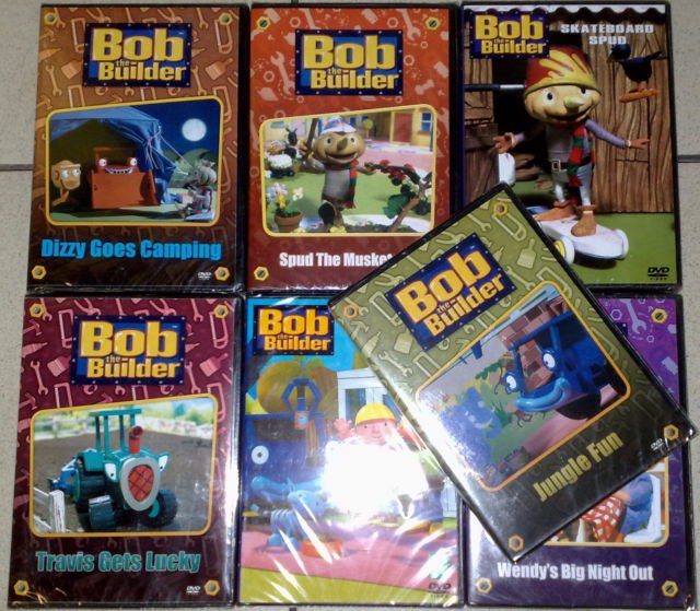 BOB THE BUILDER DVD Lot of 6 Titles 34 Episodes BRAND NEW!