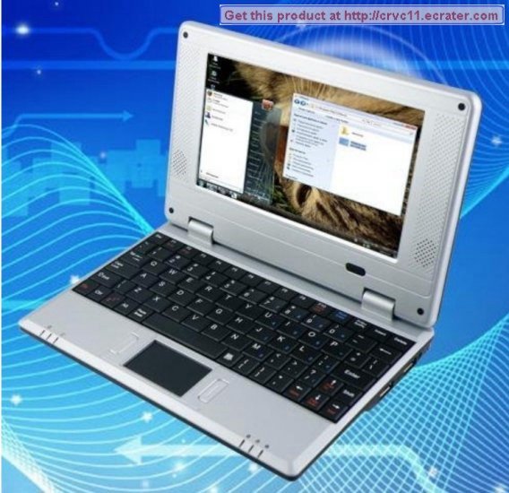 7" Mini Netbook for kids EasyPC 2GB HDD 128mb ram, cheap laptop ...