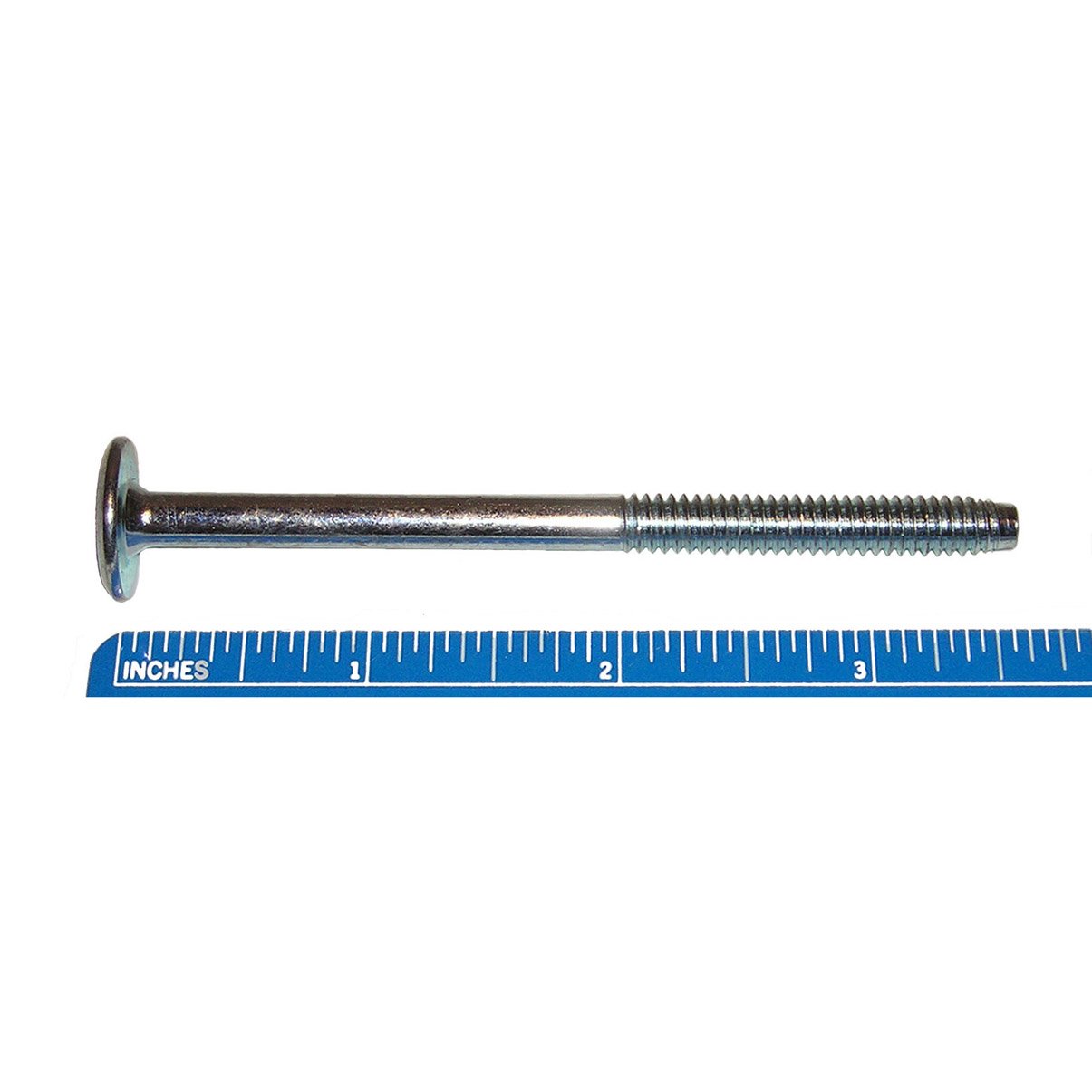 1/4" - 20 TPI x 90mm (3-35/64") Silver Hex Drive 17mm Flat Pancake Head ...