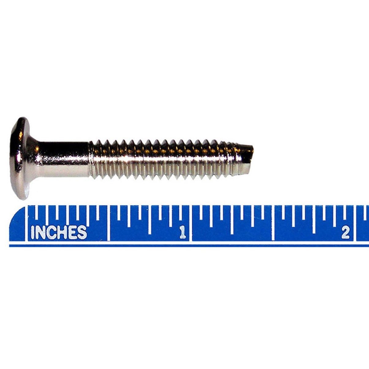 1/4" - 20 TPI x Chrome 35mm Hex Drive 13mm Flat Pancake Head Furniture ...