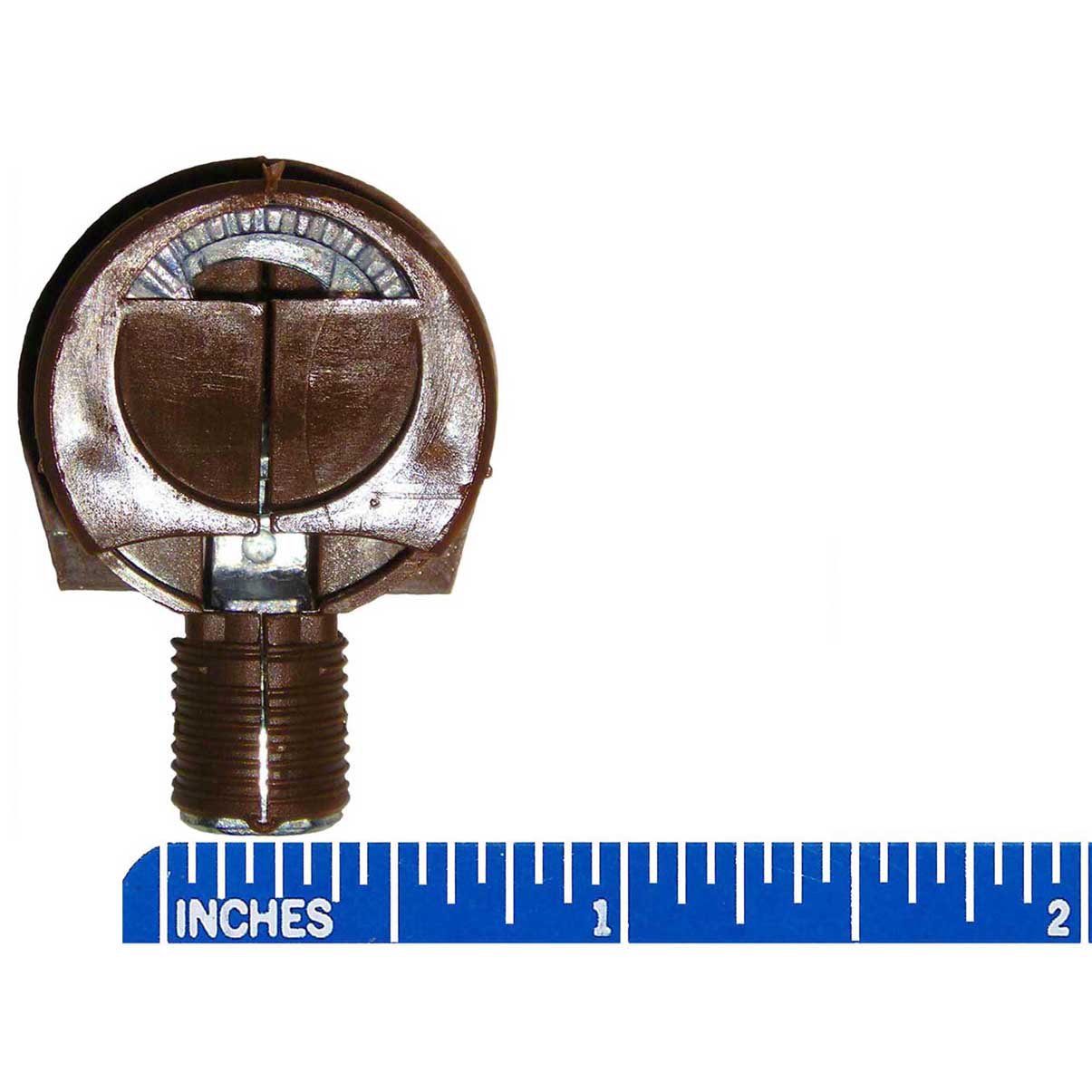 Brown Quickloc Flanged Fasteners for Face 25mm Boring Furniture ...