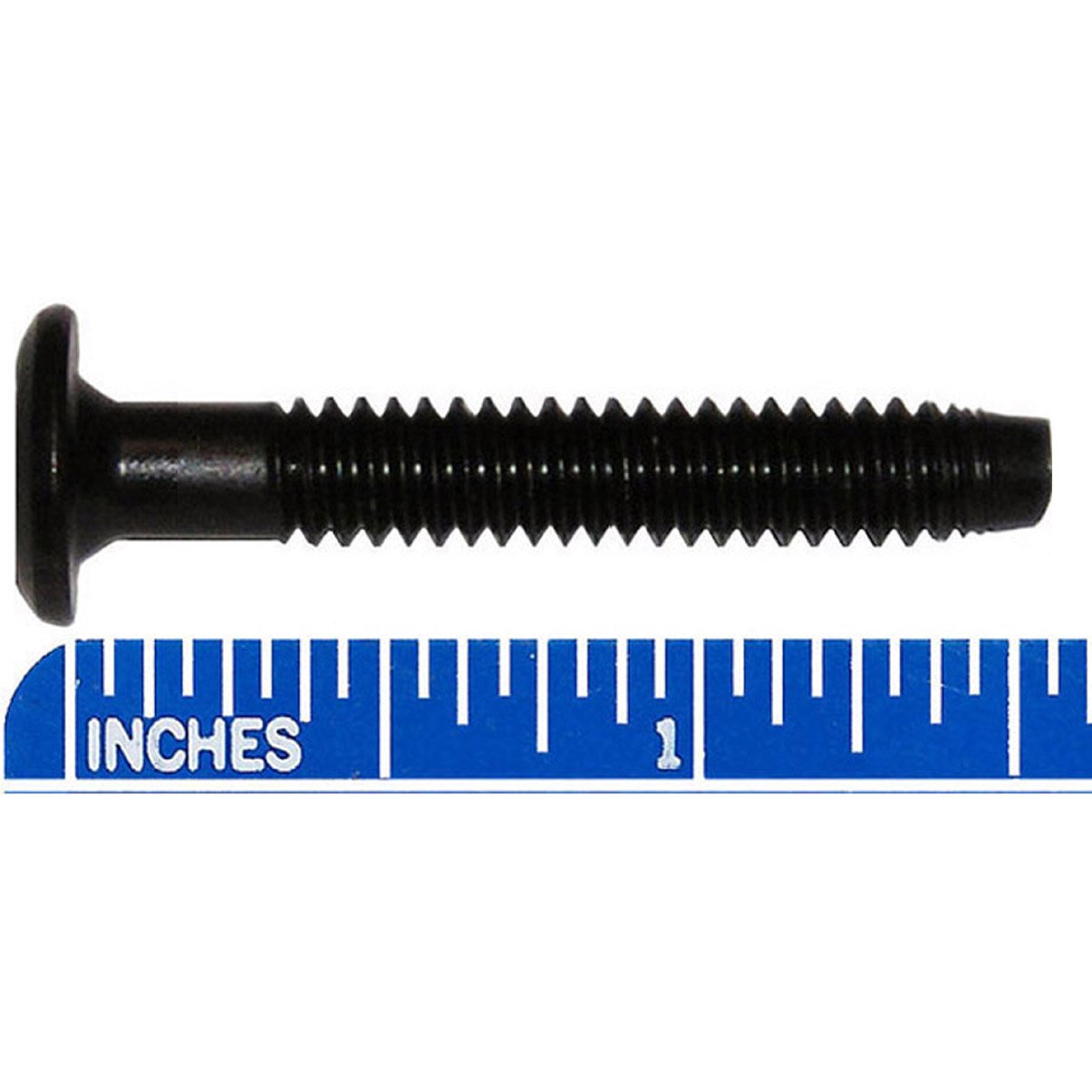 1/4" - 20 TPI x 40mm Black Hex Drive 13mm Flat Pancake Head Furniture ...