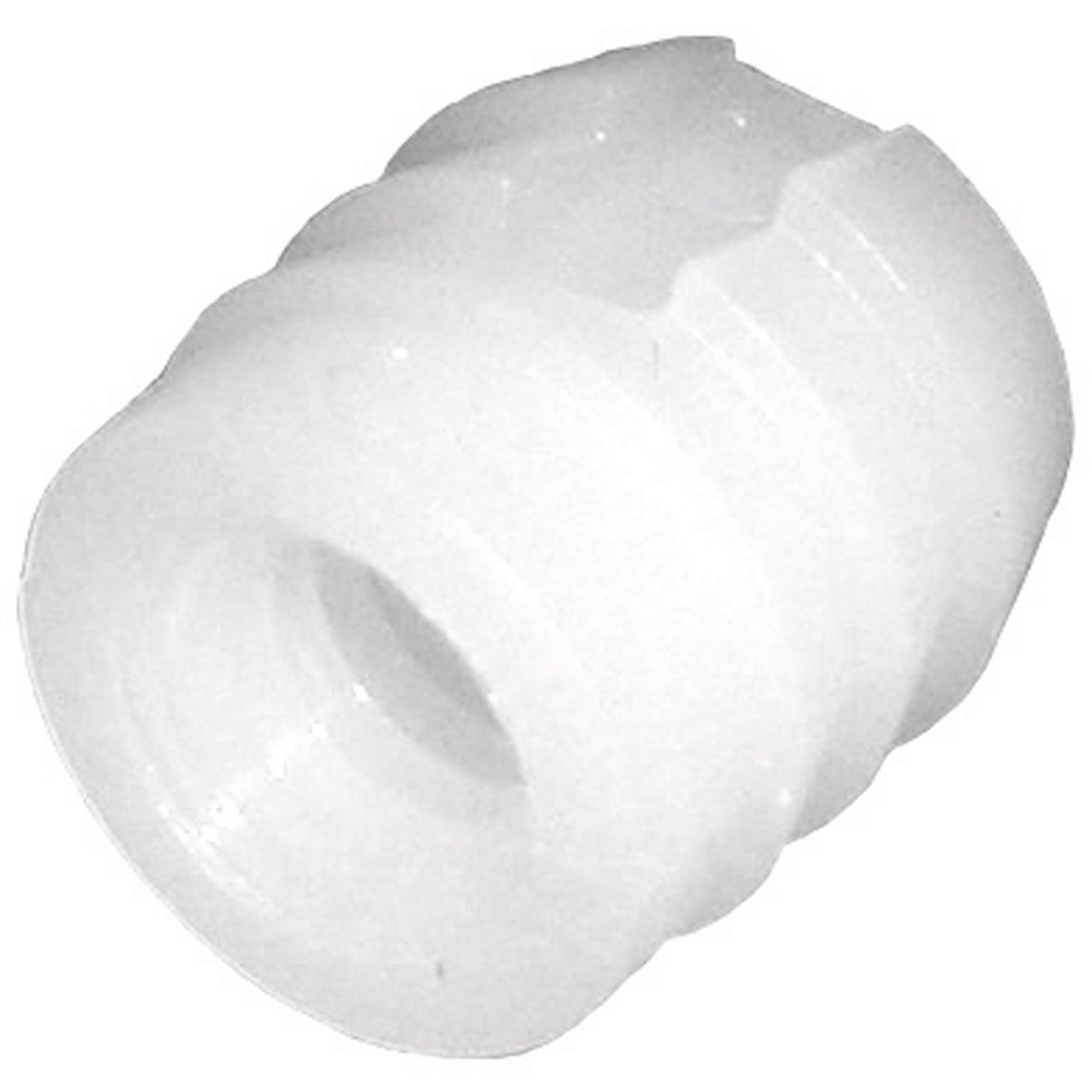 M6 x 1.00 White Plastic Threaded Screw Inserts 100 Pack