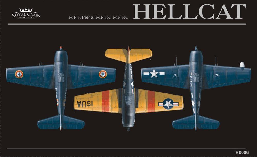 Eduard 1/48 F6F Hellcat Royal Class Limited Edition Kit R0006