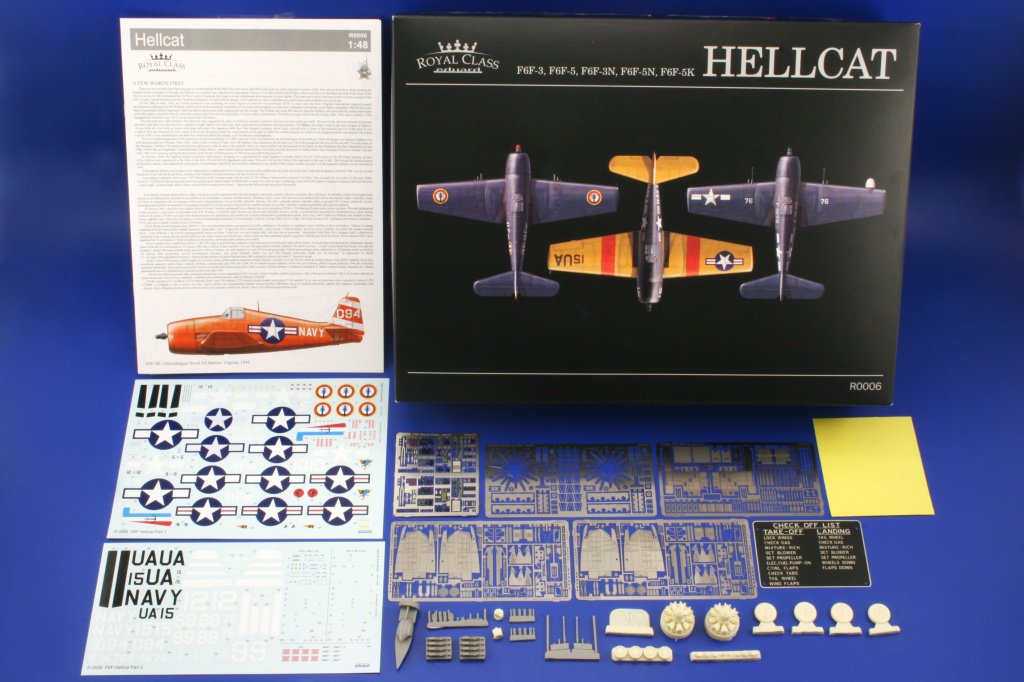 Eduard 1/48 F6F Hellcat Royal Class Limited Edition Kit R0006