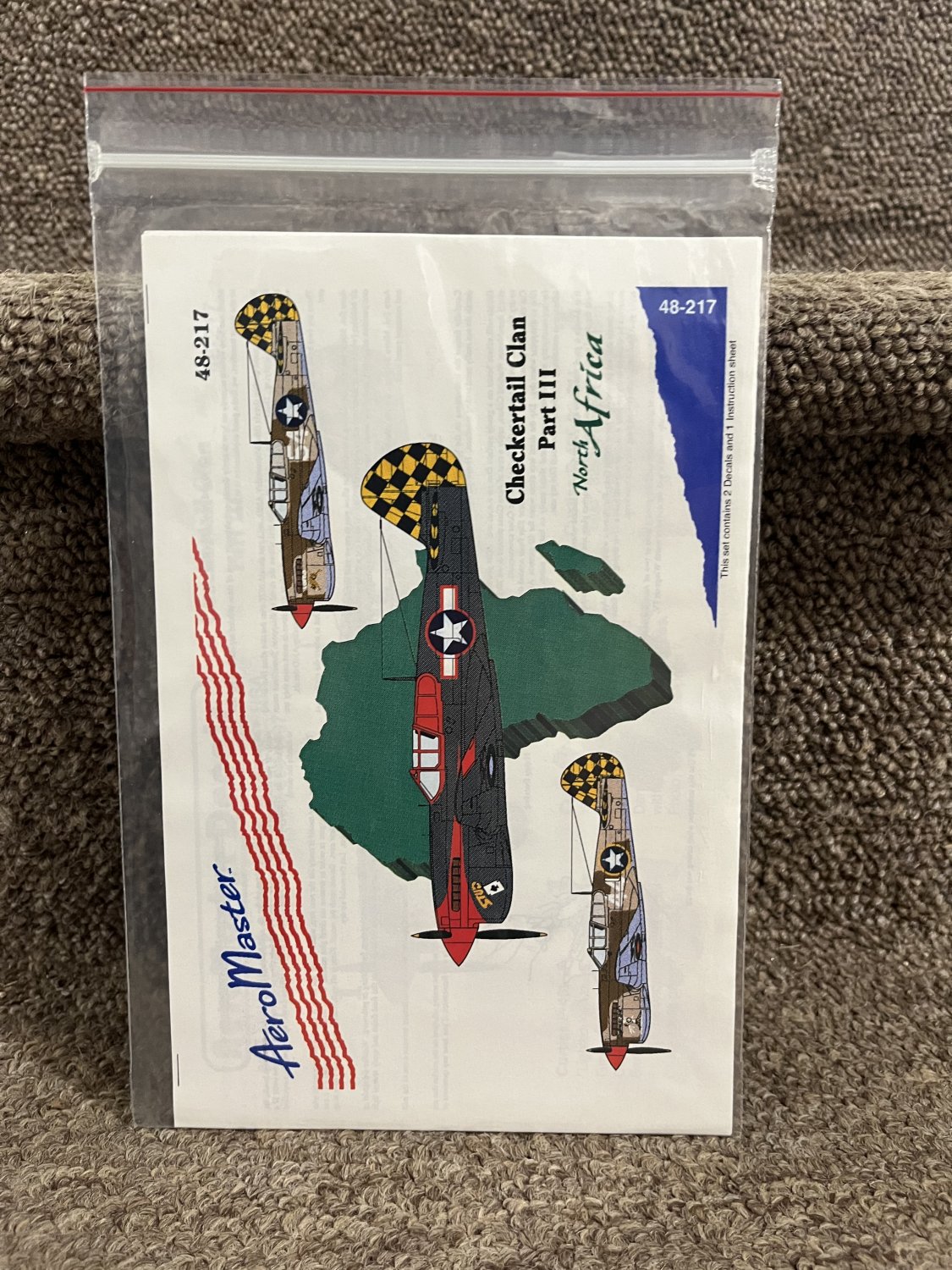 Aeromaster 1/48 Checkertail Clan Part III P-40 Fighters North Africa 48 ...