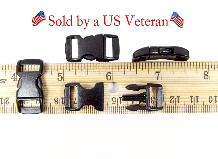 200 - 3/8" (10mm) Safety Breakaway Buckles (cat collars)