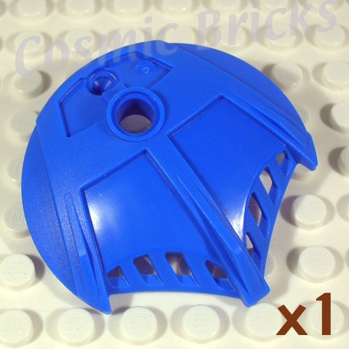 LEGO Bright Blue Bionicle Weapon 5x5 Shield 3 Top Fins 41664 (single,N)