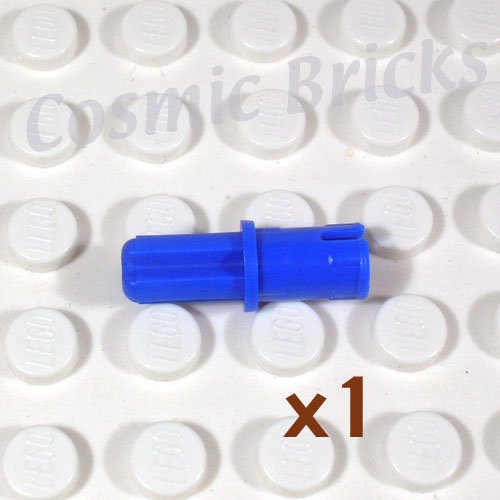 LEGO Bright Blue Technic Axle Pin Friction Ridges Lengthwise 43093 ...