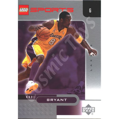 LEGO Upper Deck Kobe Bryant Los Angeles Lakers Chrome trading card