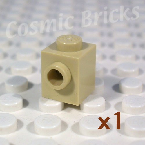 LEGO Brick Yellow Brick Modified 1x1 Stud 1 Side 4579260 87087 (single,N)