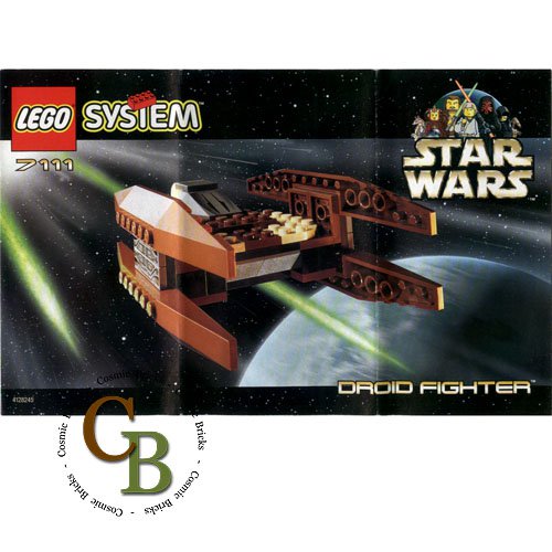 LEGO 7111 Instruction Booklet (Droid Fighter)