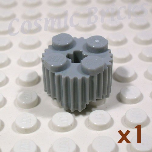 LEGO Medium Stone Grey Brick Round 2x2 Grille 4610816 4650645 92947 ...