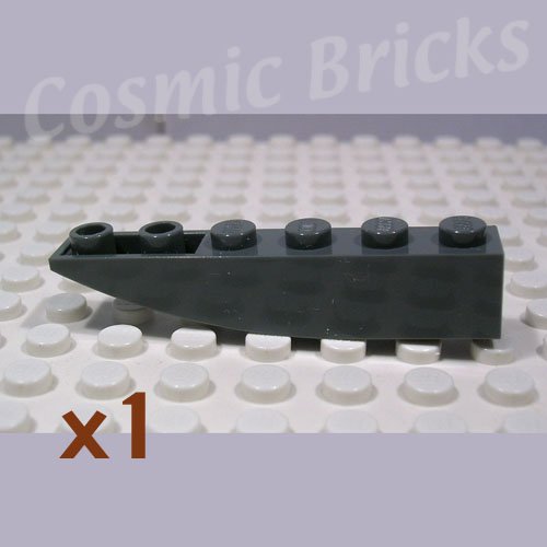 LEGO Dark Stone Grey Slope Curved 6x1 Inverted 4210779 42023 (single,N)
