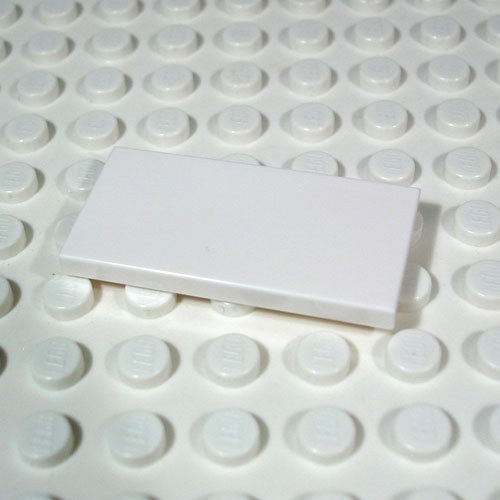 LEGO White Tile 2x4 4560178 87079 (single,N)