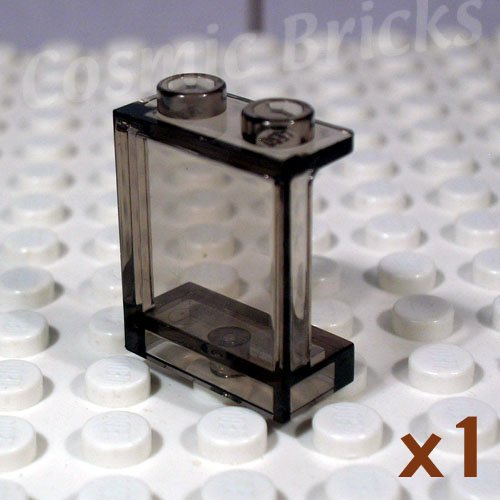 LEGO Trans-Black Panel 1x2x2 Side Supports 4189803 4638658 87552 (single,N)