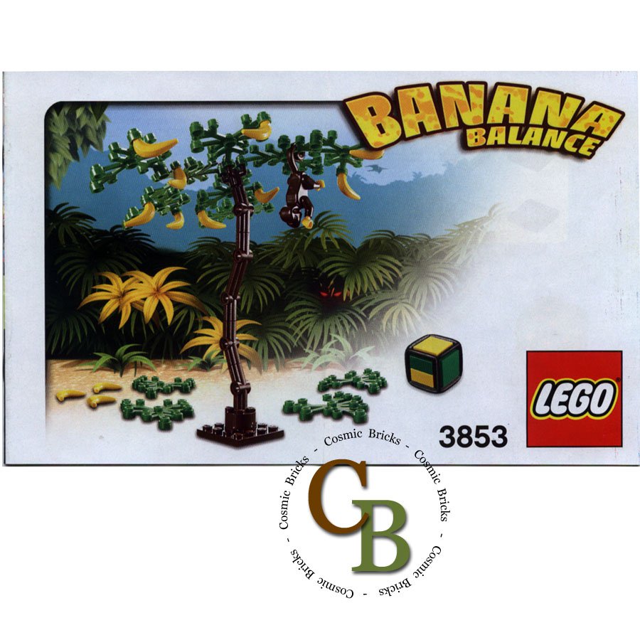 LEGO 3853 Instruction Booklet (Banana Balance)