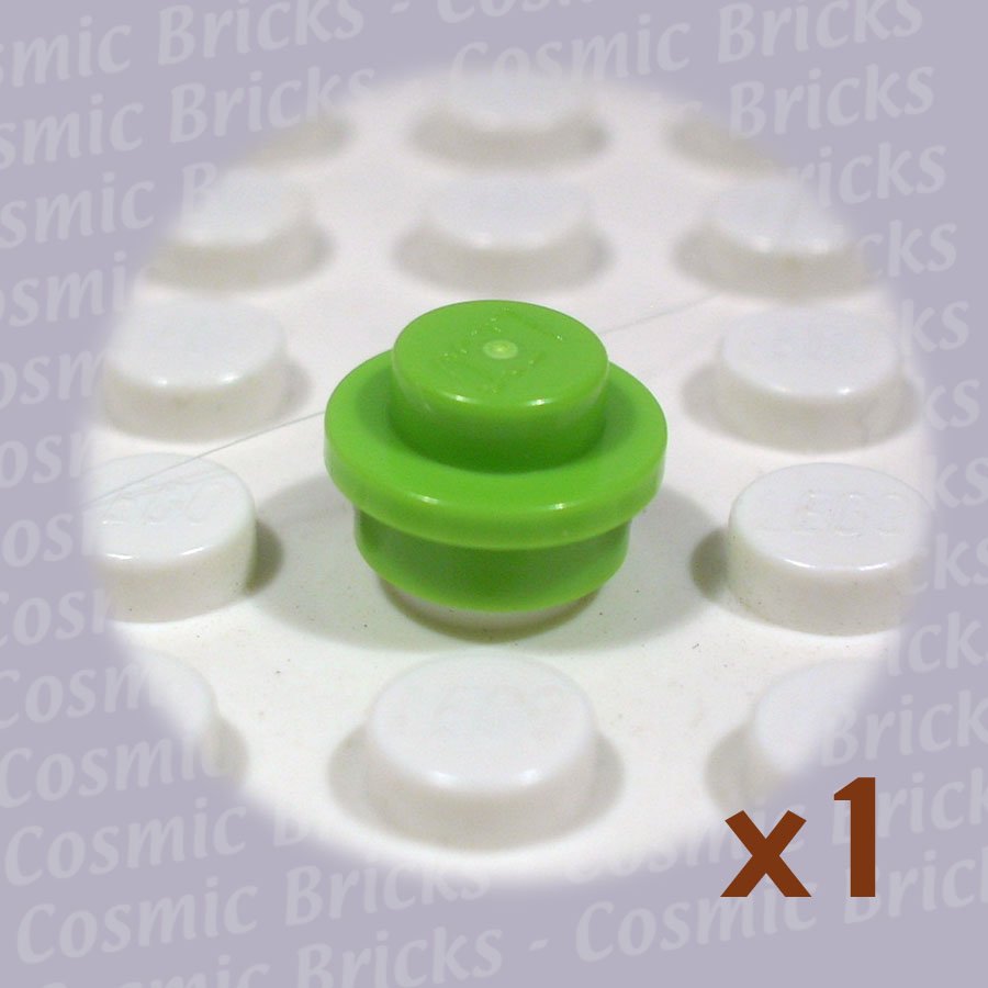 LEGO Bright Yellowish Green Plate Round 1x1 4183133 4073 (single,N)