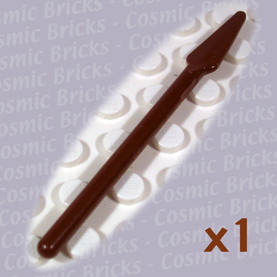 LEGO Earth Orange Minifig Weapon Pike Spear 4497 (single,U)