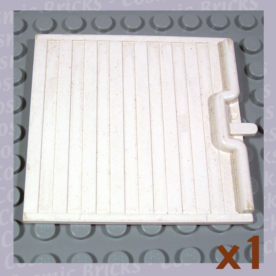 LEGO White Door Sliding Type 1 451101 4511 (single,U)