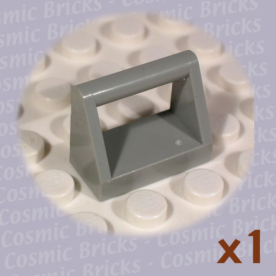 LEGO Light Gray Tile Modified 1x2 with Handle 243202 2432 (single,N)