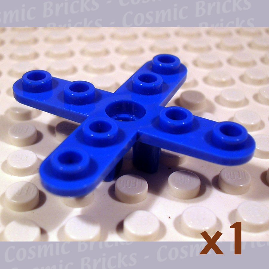 LEGO Blue Propeller 4 Blade 5 Diameter Rounded Ends 247923 2479 (single,U)