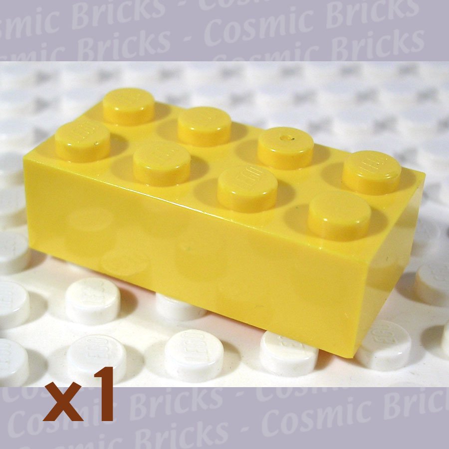 LEGO Yellow Brick 2x4 300124 3001 (single,N)